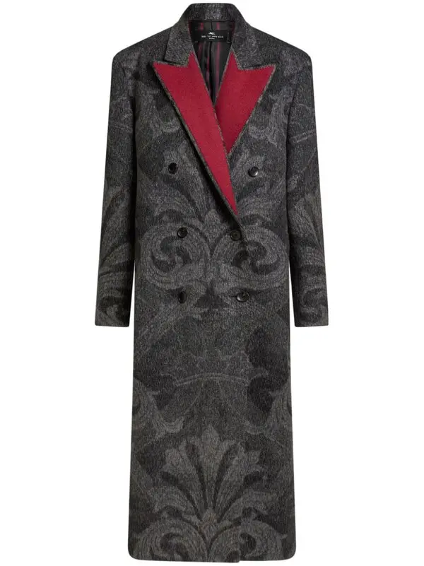Etro Patterned Jacquard Wool Jacket