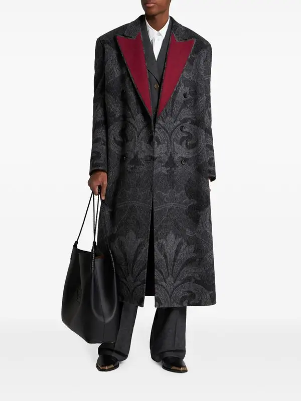 Etro Patterned Jacquard Wool Jacket