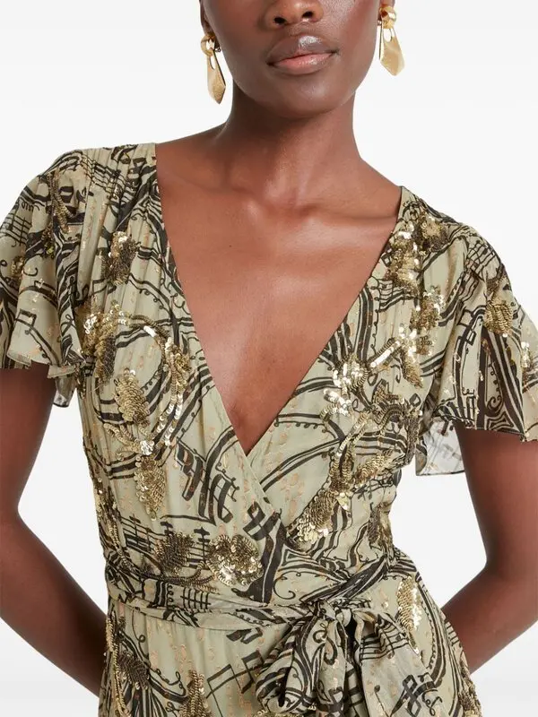 TEMPERLEY LONDON Silvana Maxi Dress