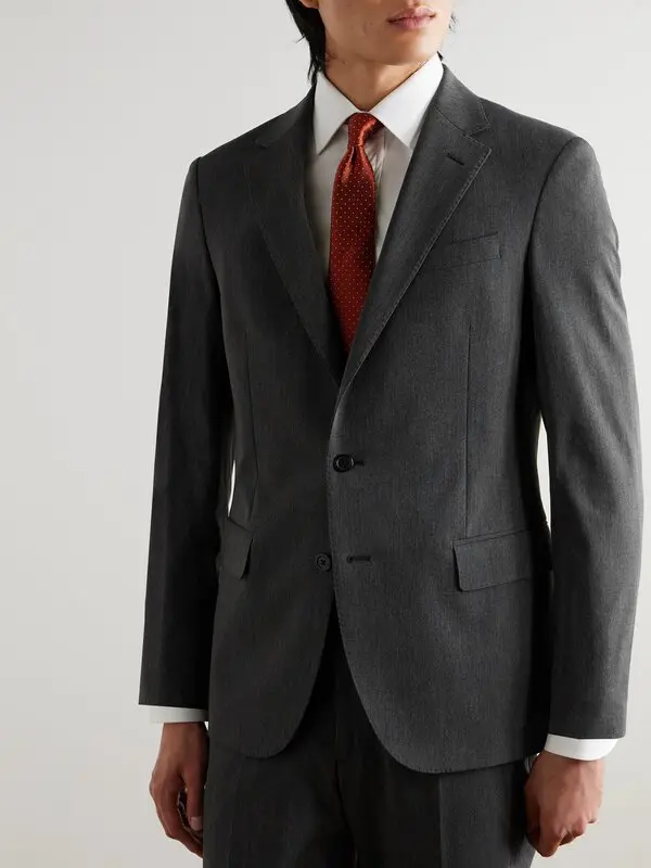 Polo Ralph Lauren Slim-fit Twill Suit Jacket - Gray