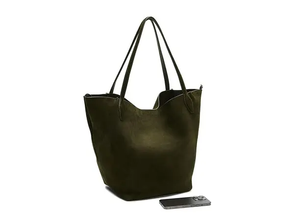 Madewell Suede Soft Grain Shopper Shoulder Handbag
