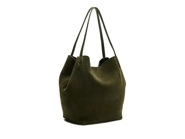 Madewell Suede Soft Grain Shopper Shoulder Handbag