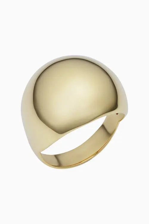 ORADINA 14k Cupola Ring - Yellow Gold