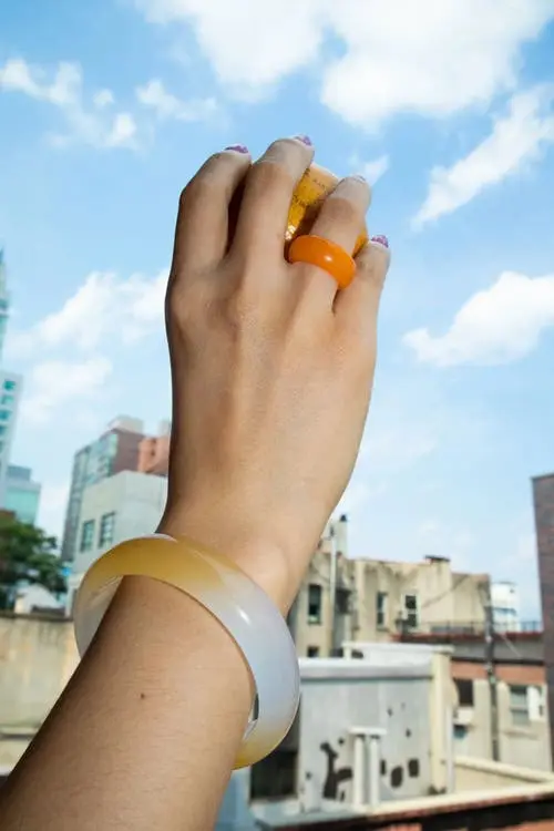 SEREE Mandarin Resin Ring