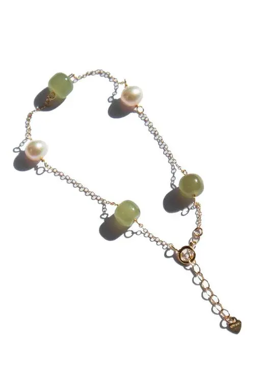 SEREE Olivia Jade Pearl Bracelet
