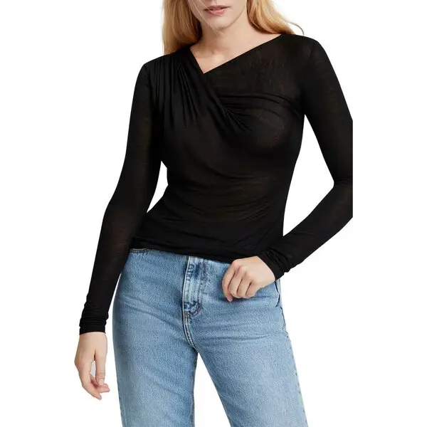 MARCELLA Brooklyn Twist Long Sleeve Top