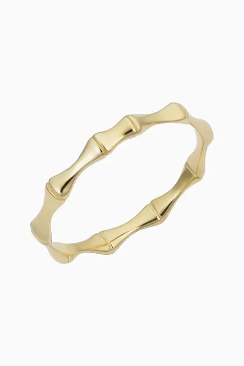 ORADINA 14k Amalfi Band Ring - Yellow Gold