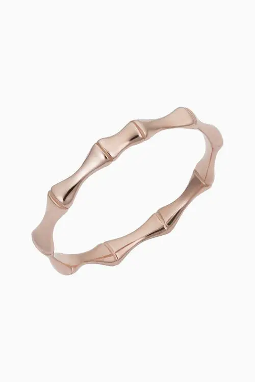 ORADINA 14k Amalfi Band Ring - Rose Gold