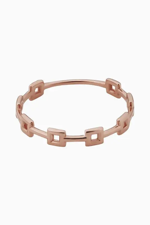 ORADINA 14k Buttoned-up Ring - Rose Gold