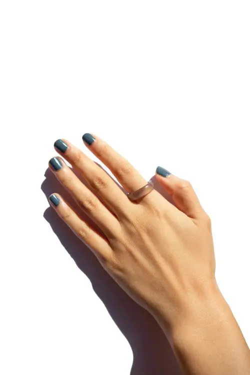 SEREE Mist Agate Ring - Grey