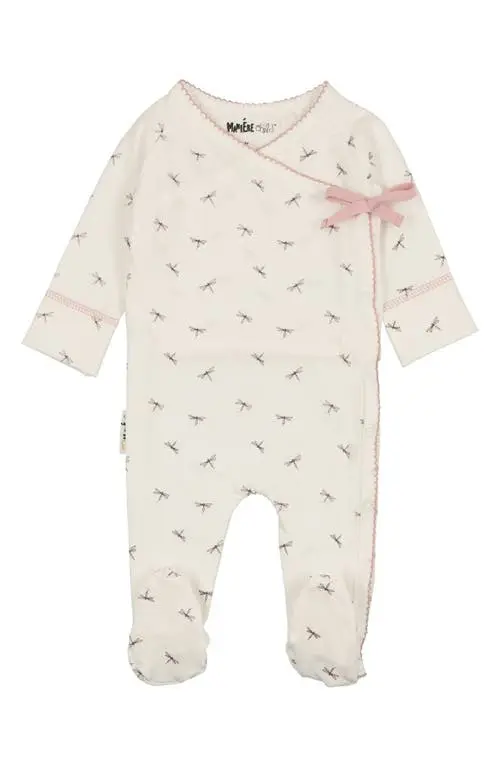 MANIÈRE Dainty Dragonfly Footie - White