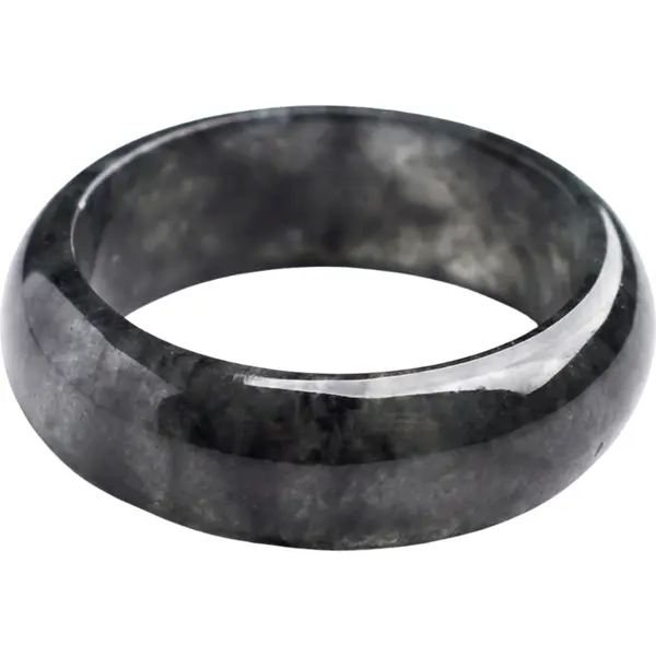 SEREE Sesame Jade Ring - Grey