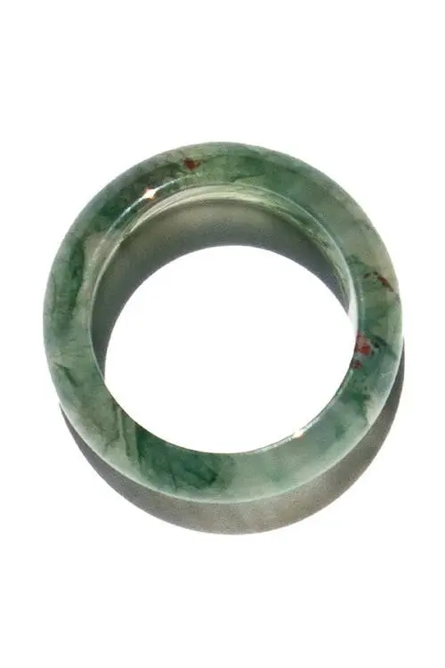 SEREE Jade-agate Ring - Green