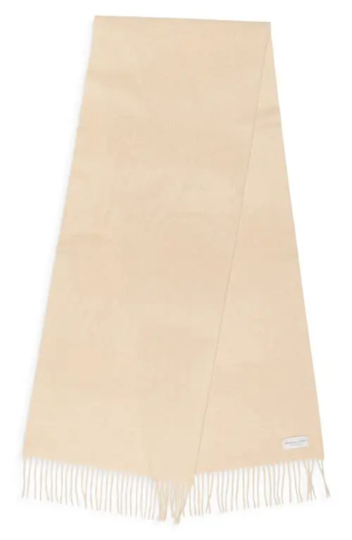 Johnstons Of Elgin Cashmere Fringe Scarf - Blonde