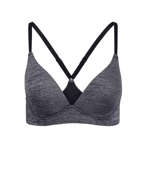 ADORE ME Helynn Contour Plunge Bra - Black Marl