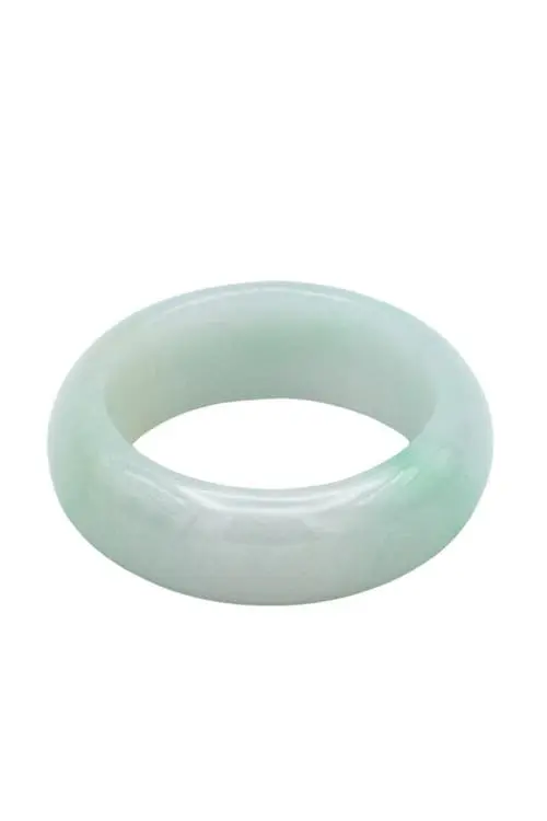 SEREE Chess Jade Ring - Off White