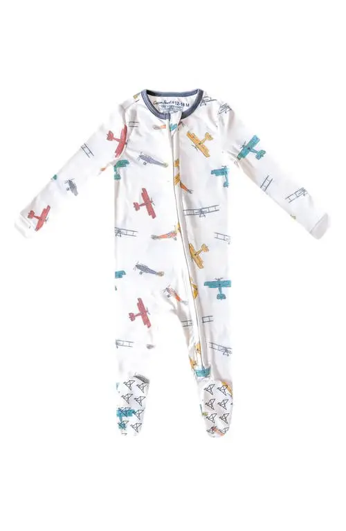COPPER PEARL Zip-up Footie Pajamas - Ace