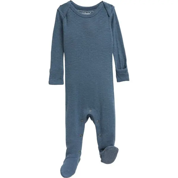 L'OVEDBABY Organic Cotton Pointelle Footie - Dolphin