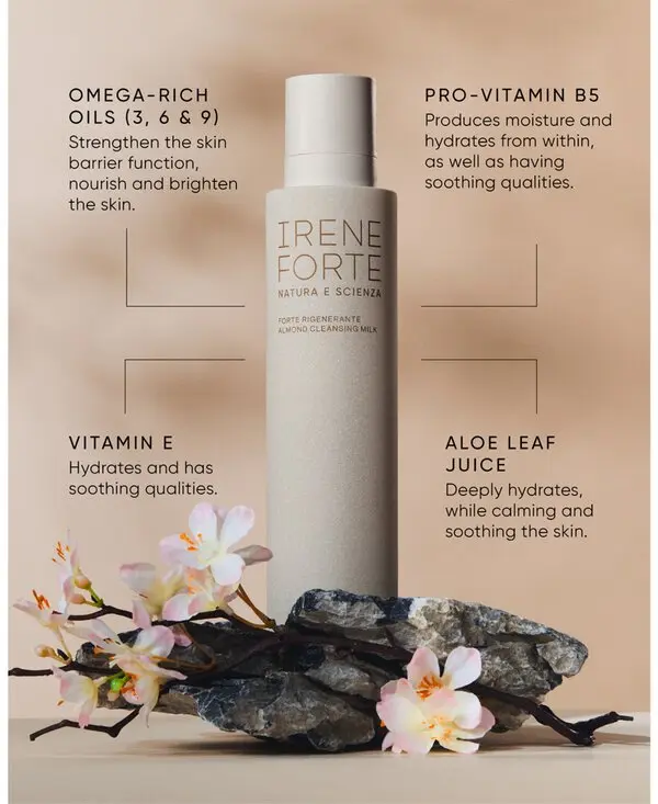 IRENE FORTE SKINCARE Almond Cleansing Milk 6.76 Oz