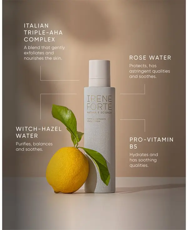 IRENE FORTE SKINCARE Lemon Toner 6.76 Oz
