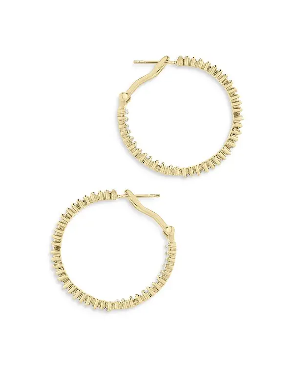 Sterling Forever Mischa Hoop Earrings