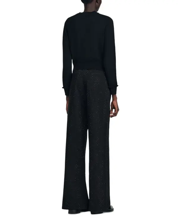 Sandro Emile Ruffled Cardigan
