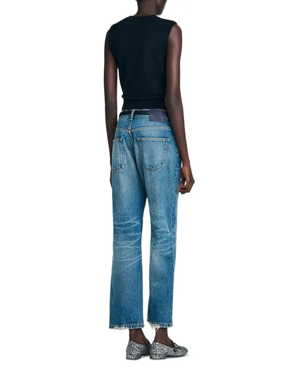 Sandro Emie Sleeveless Sweater