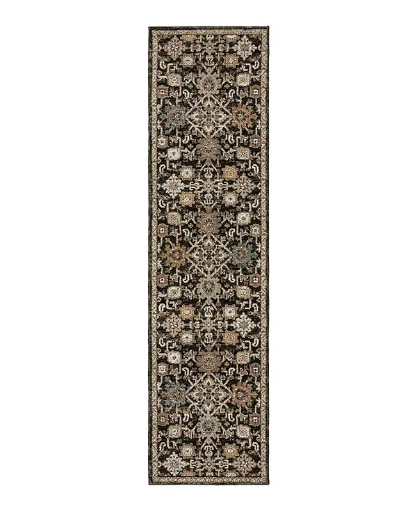 ORIENTAL WEAVERS Andorra 2396b Runner Area Rug, 2'6 X 12 - Brown