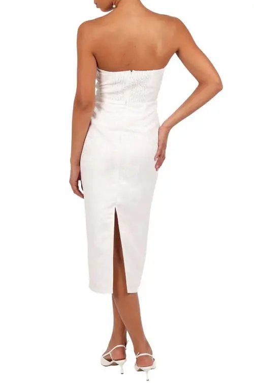 ruffle strap smocked midi dress Lydia Ruffle Strap Check Smocked Midi Dress- Navy