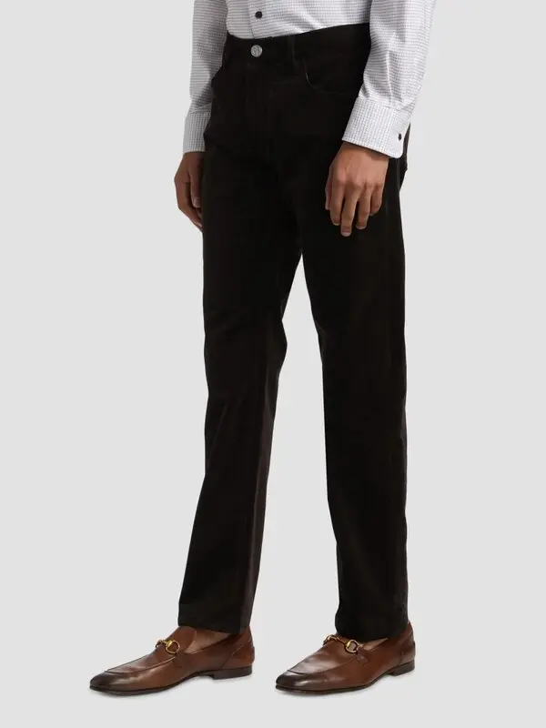 Giorgio Armani 5-pocket Corduroy Pants - Brown