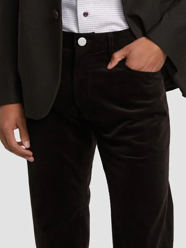 Giorgio Armani 5-pocket Corduroy Pants - Brown