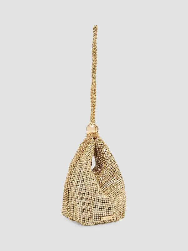 Cult Gaia Rue Rhinestone Wristlet - Sand Dollar