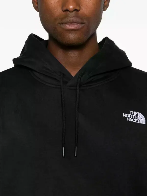 The North Face Embroidered-logo Hoodie - Black