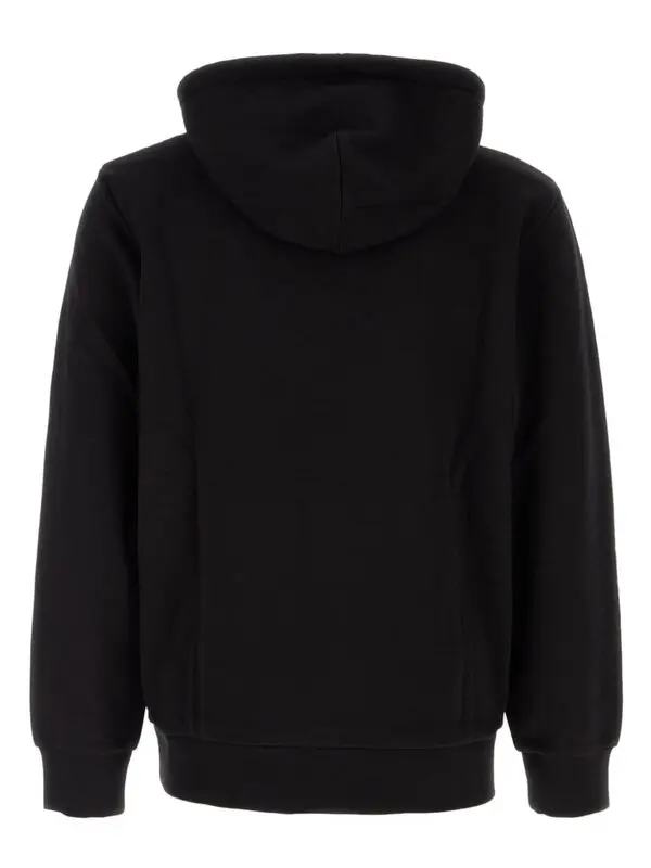 Carhartt Work In Progress Logo-embroidered Hoodie - Black