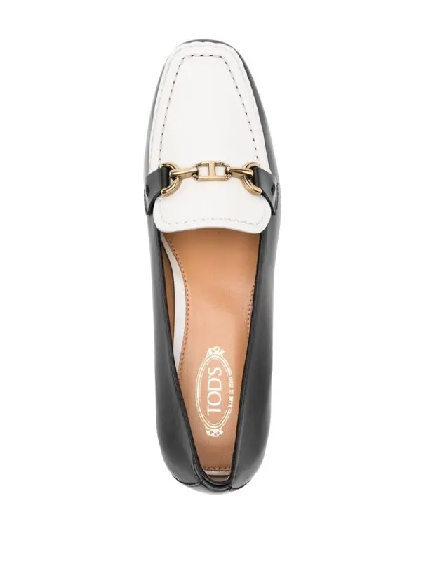 TOD'S Leather Loafers - Neutrals