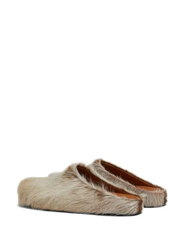 Marni Fussbet Sabot Slippers - Neutrals
