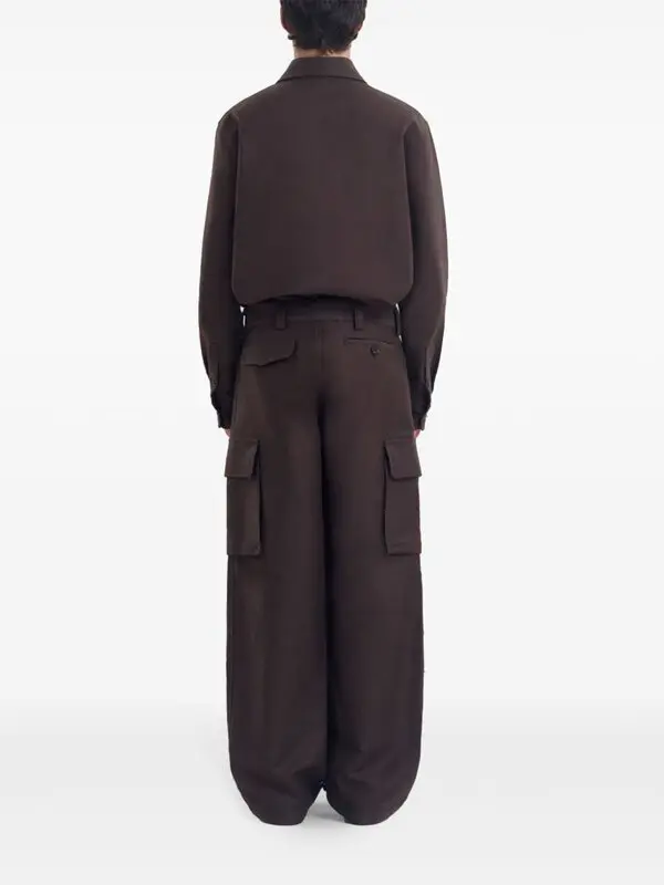 Marni Cotton Cargo Pants - Brown