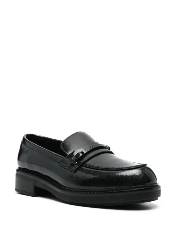 Calvin Klein Patent-finish Loafers
