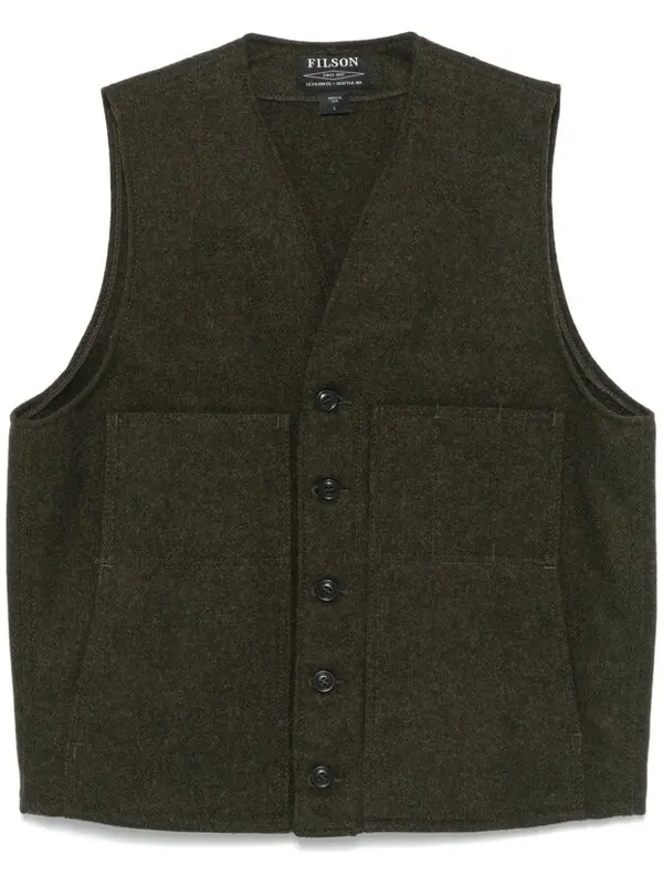 Filson Mackinaw Gilet - Green