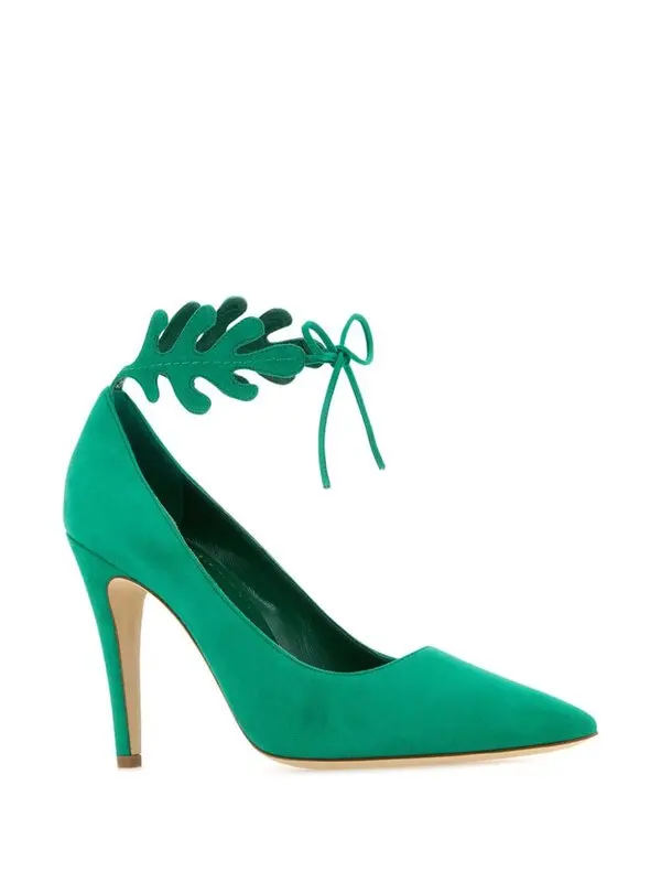 Manolo Blahnik 105mm Leather Pumps