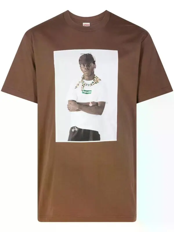 Supreme X Tyler The Creator Photograph-print T-shirt - Brown