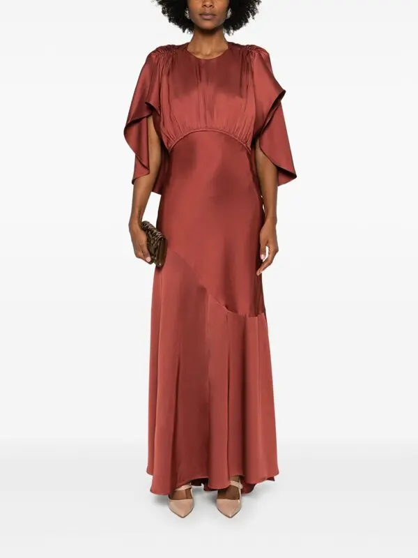 Zimmermann Cape-insert Maxi Dress