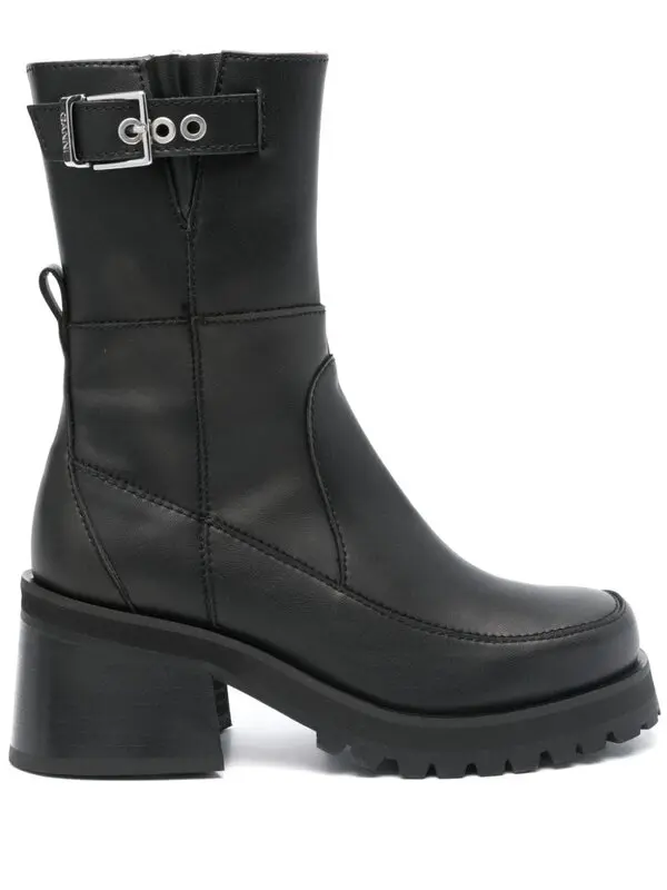 GANNI 70mm Faux-leather Boots