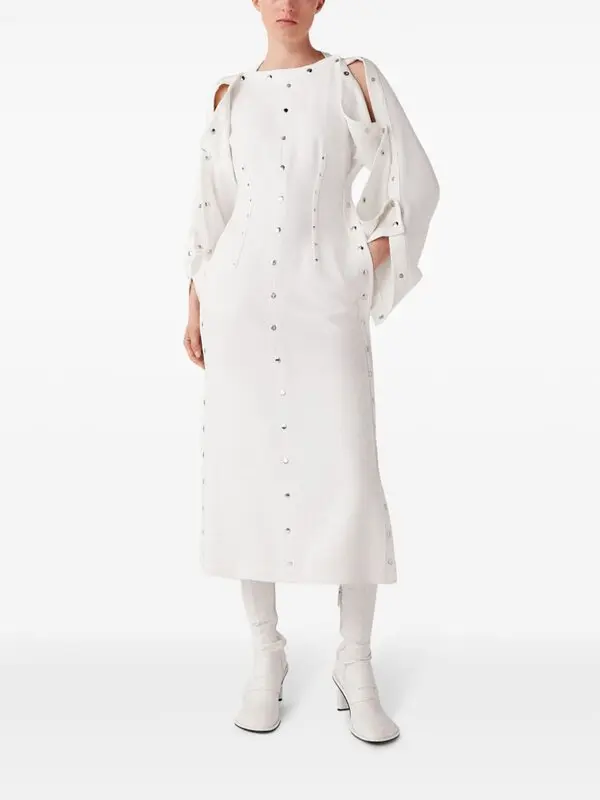 Stella McCartney Stud-embellished Midi Dress