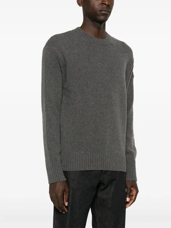 Moncler Logo-patch Sweater - Grey