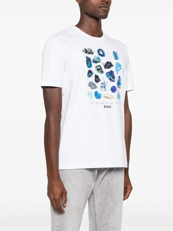 BOSS Graphic-print T-shirt - White