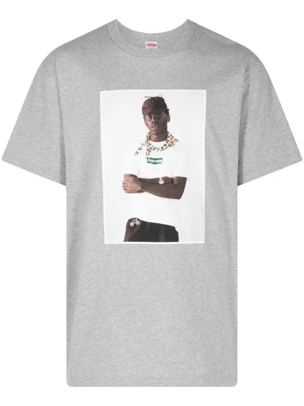 Supreme X Tyler The Creator Photograph-print T-shirt - Grey