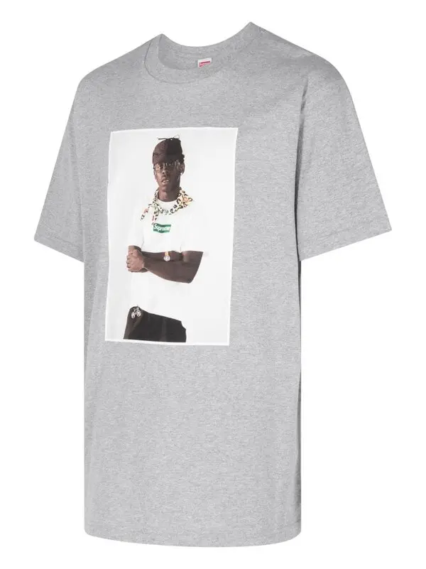 Supreme X Tyler The Creator Photograph-print T-shirt - Grey