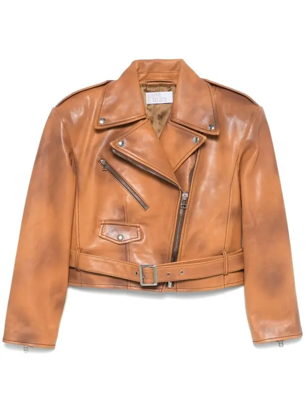 Giuseppe Di Morabito Spray-paint Effect Biker Jacket