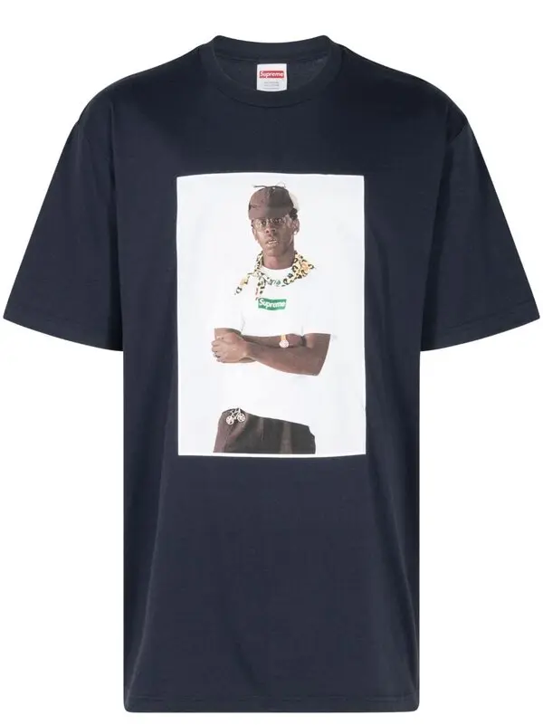 Supreme X Tyler The Creator Photograph-print T-shirt - Blue